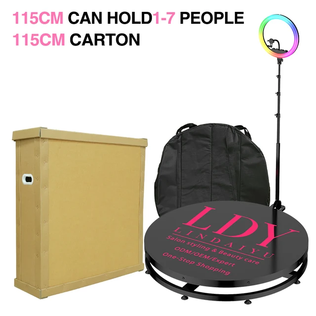 DHL 360 Photo Booth Automatic Spinning Camera Selfie 4 People 68-115cm ...