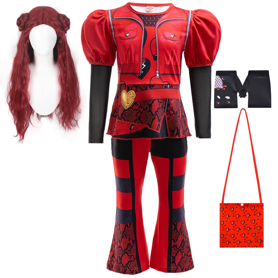 Halloween Descendants film Cosplay Costumes For Kids Movie Rise Red ...