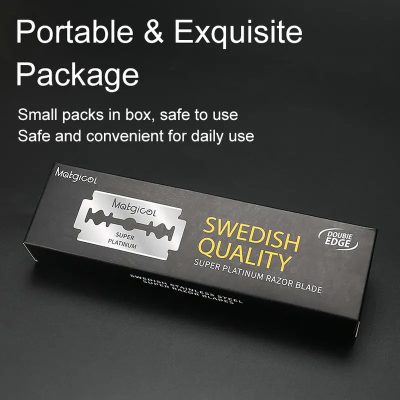 100/50/30pcsRazor Blades For Double Edge Razor,Germany Stainless Steel ...