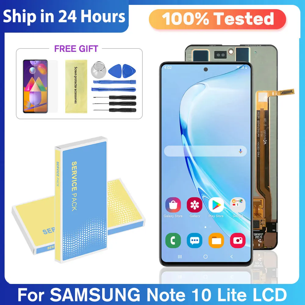 Note10lite original display para samsung galaxy note 10 lite ...