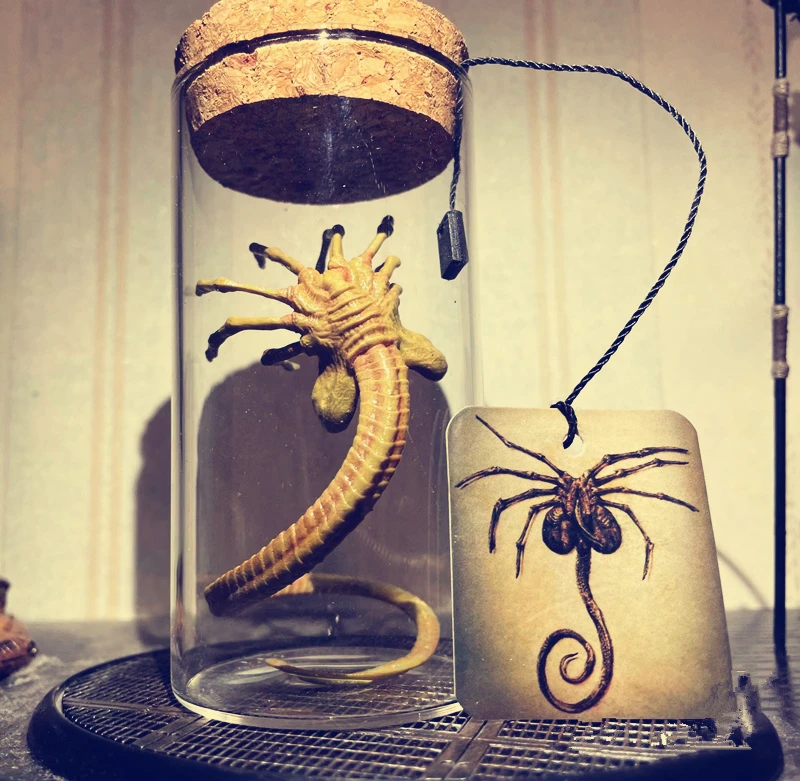 Alien Jar Xenomorph Probe Facehugger Embryo Glas Film Prop Replica Home ...