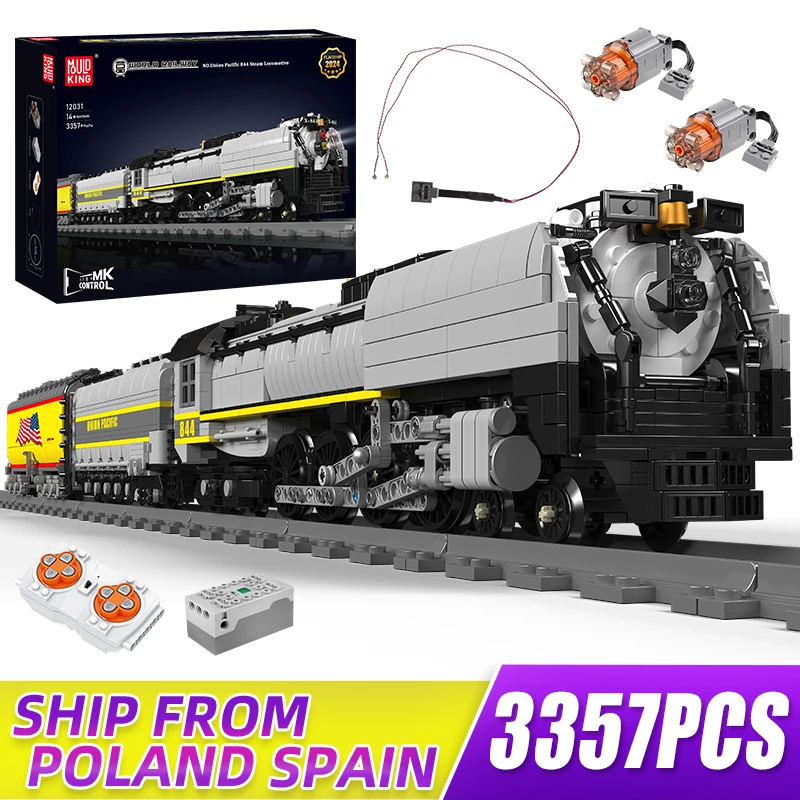 MOULD-KING-12031-World-Railway-Series-The-UP844-Steam-Locomotive-Set ...