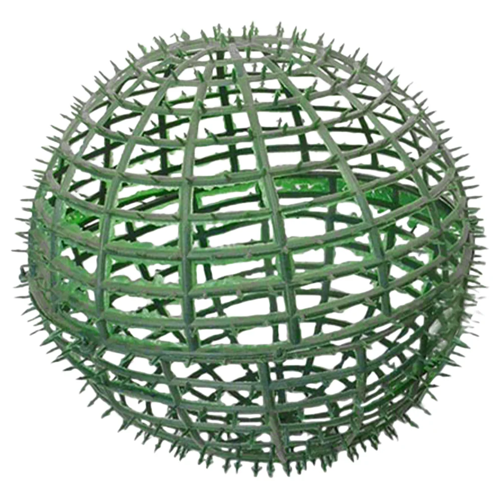 Flower-Arrangement-Grass-Ball-Shelf-Rack-Holding-Ornament-Plant-Globe ...