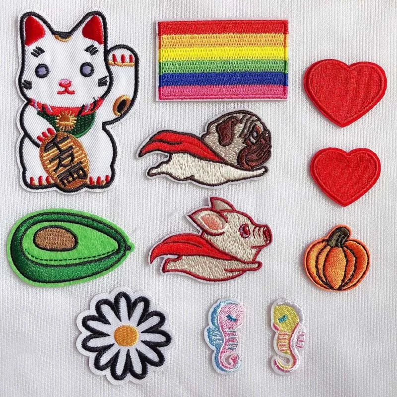 Parches-de-ropa-fusionables-bonitos-insignia-de-aplique-bordado-de ...