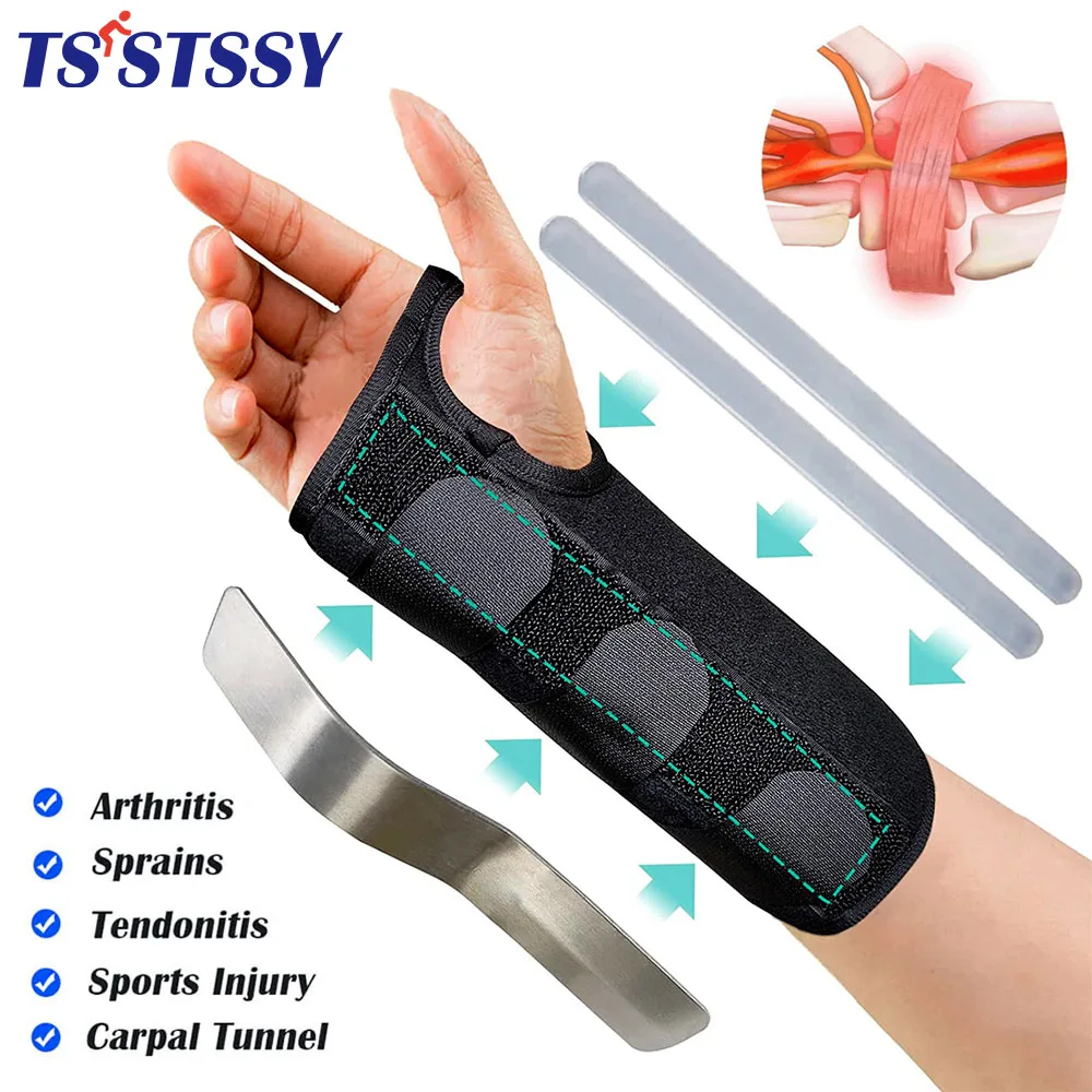 Adjustable-Carpal-Tunnel-Wrist-Brace-Hand-Wrist-Support-with-Metal ...