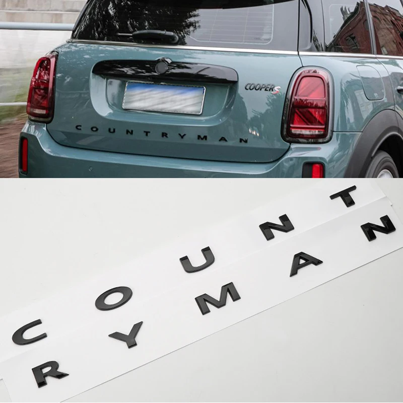 Logotipo-preto-Clubman-Emblema-Countryman-emblema-do-tronco-do-carro ...
