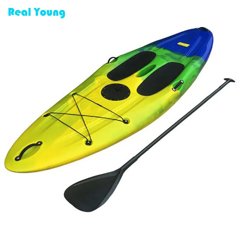 New-Rolled-Surfboard-SUP-Paddle-Board-Non-Inflatable-Hard-Plastic-Water ...