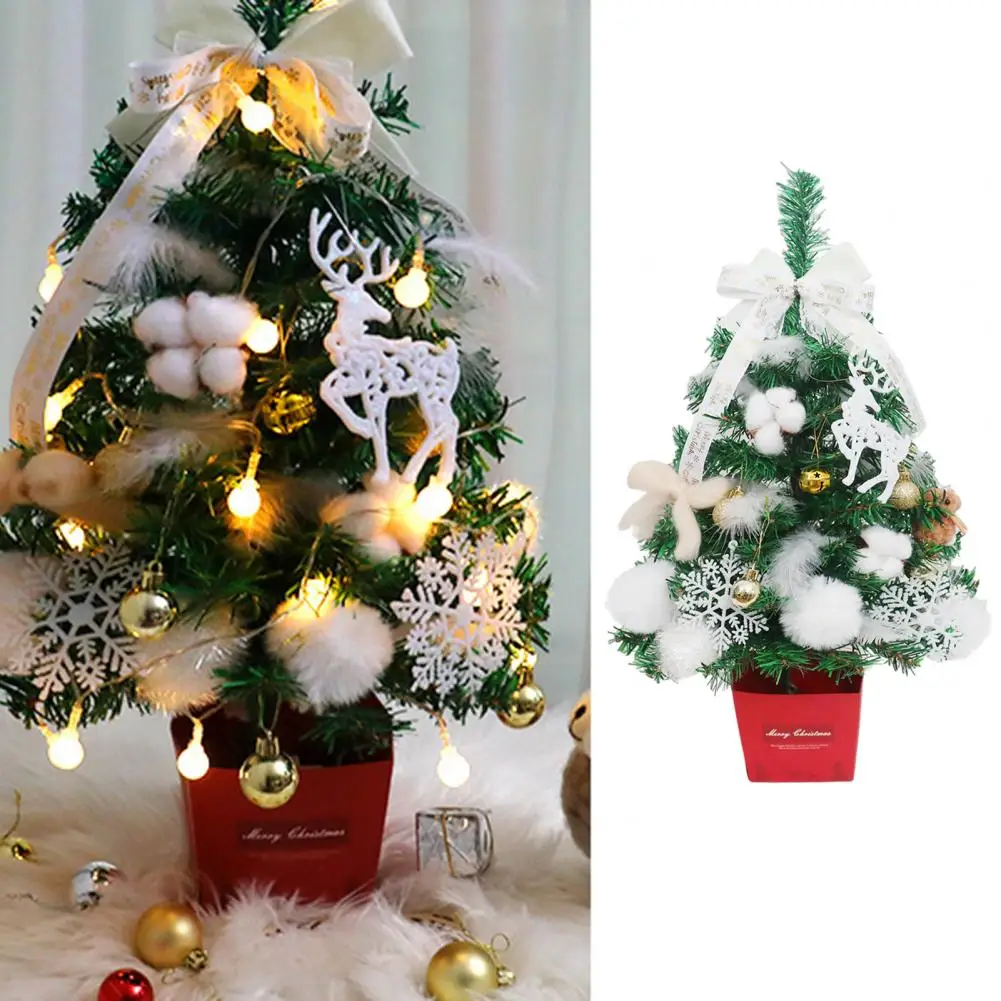 1-Set-Lovely-Mini-Christmas-Tree-Snowflake-Bell-Miniature-Christmas ...