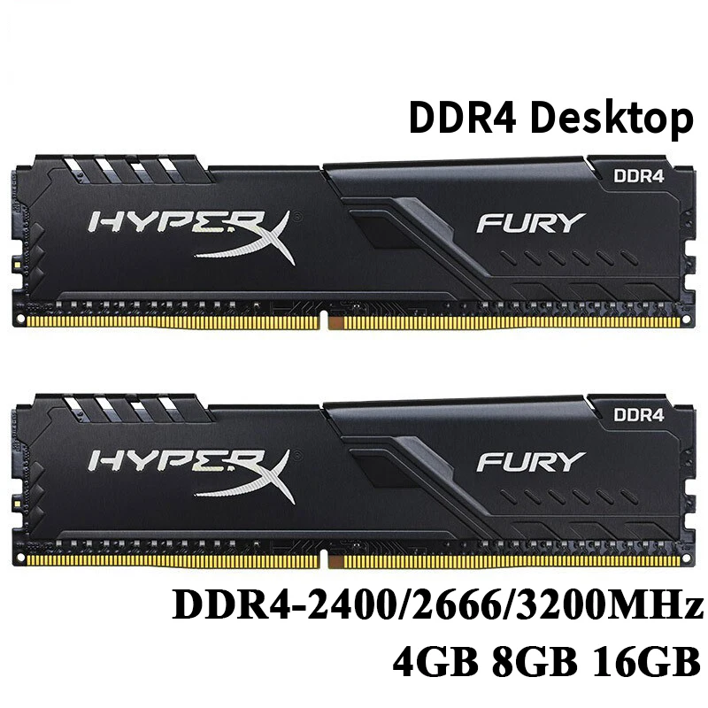HyperX RAM DDR4 16GB 8GB 4GB 32GB 2133 2400 2666MHz 3200MHz 3600MHz 1 ...