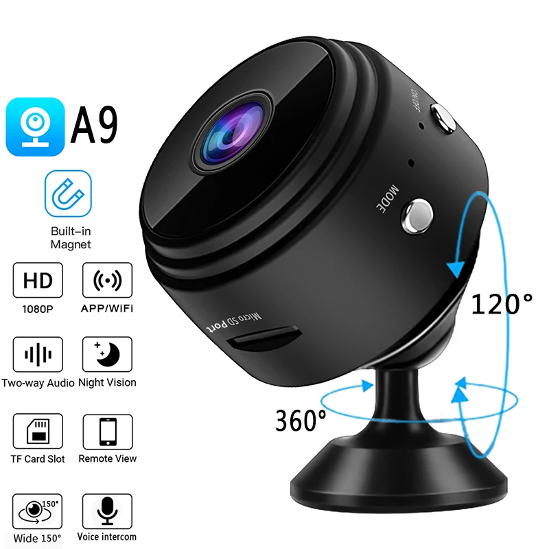 Wireless Recorder Mini Camcorders Video Surveillance camera wifi Camera ...