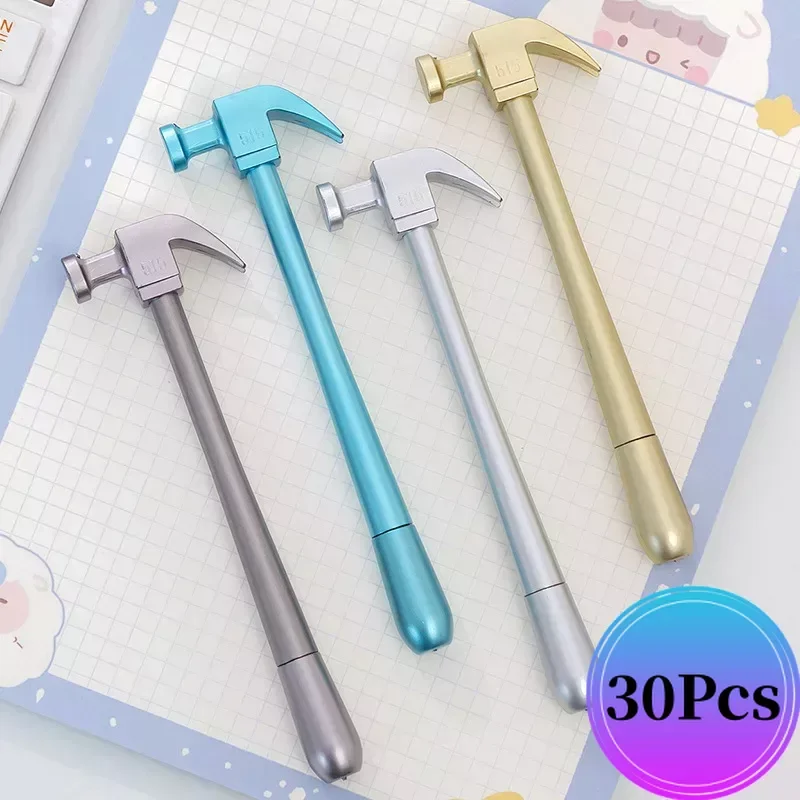 30Pcs-Lot-Sheep-Horn-Hammer-Gel-Pen-Pretty-Stationery-Funny-Original ...