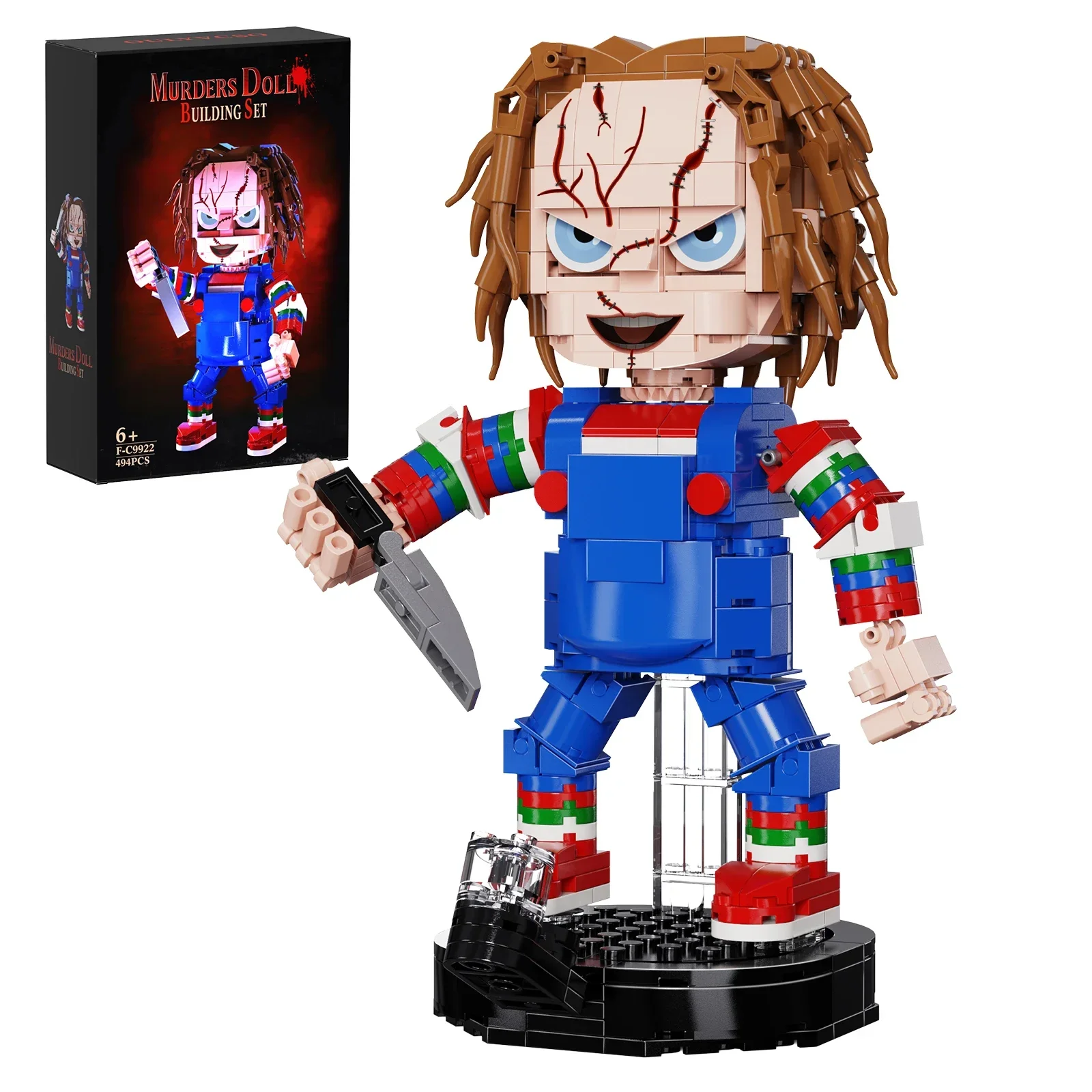MOC-Chucky-Brickheadz-Building-Blocks-Building-Blocks-Action-Figures ...