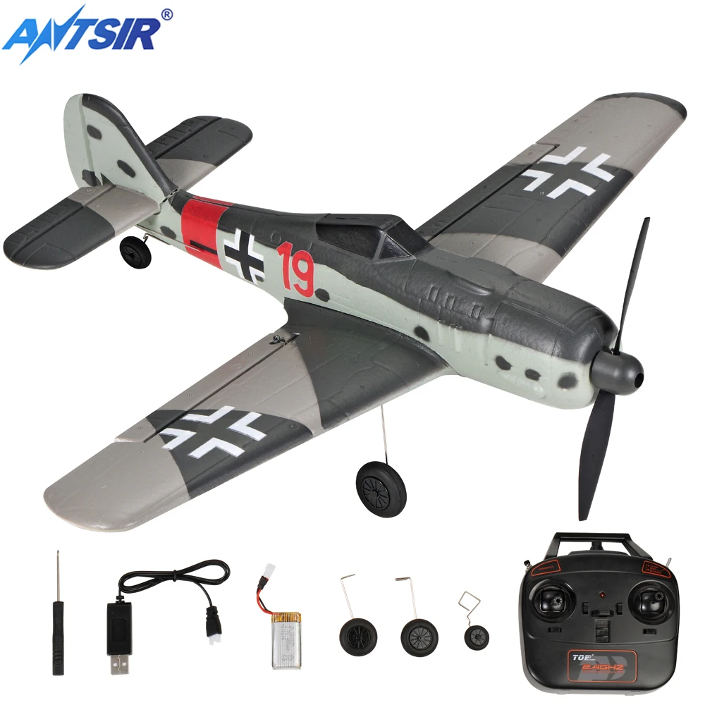 FW-190 RC Fighter EPP 402mm Wingspan RC Plane 6-Axis Aerobatic RC ...