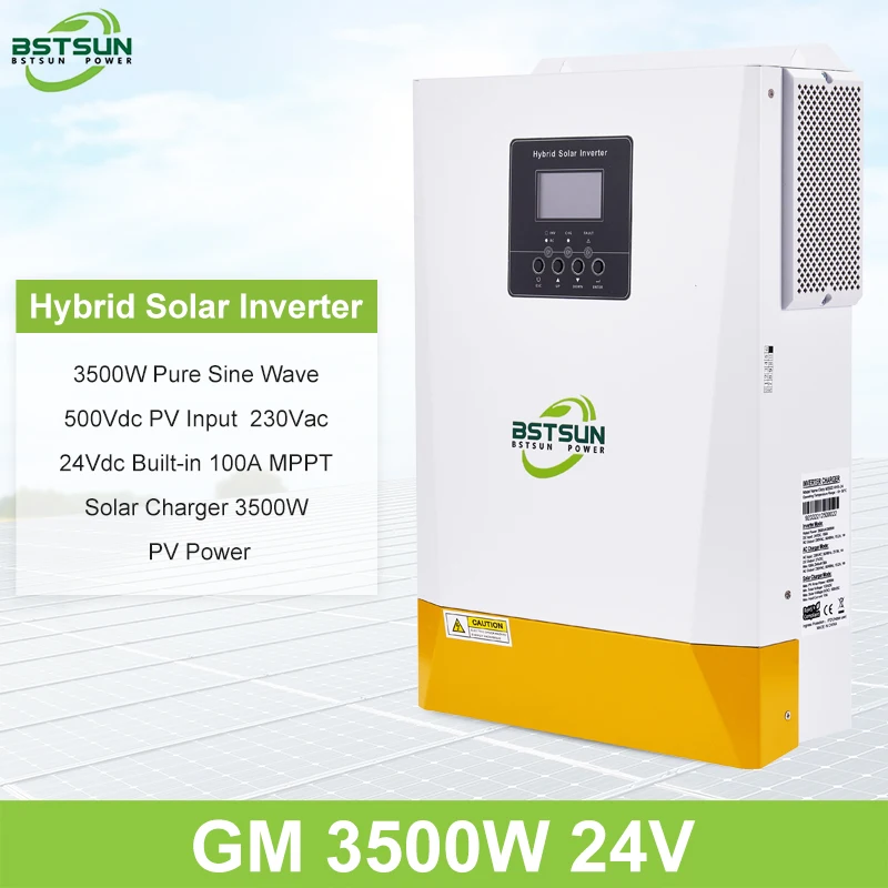 BSTSUN Solar Inverter 3500W Pure Sine Wave 500Vdc PV Input 230Vac 24Vdc ...