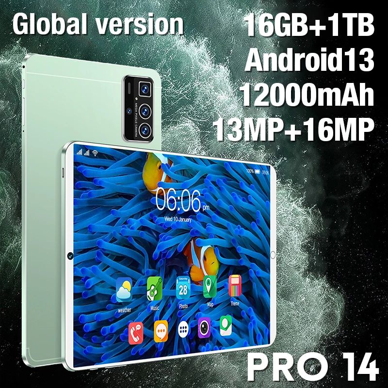 Global-version-New-Pro-14-Tablet-5G-unlocked-I-Pad-4G-Mobile-Pro-Pad ...