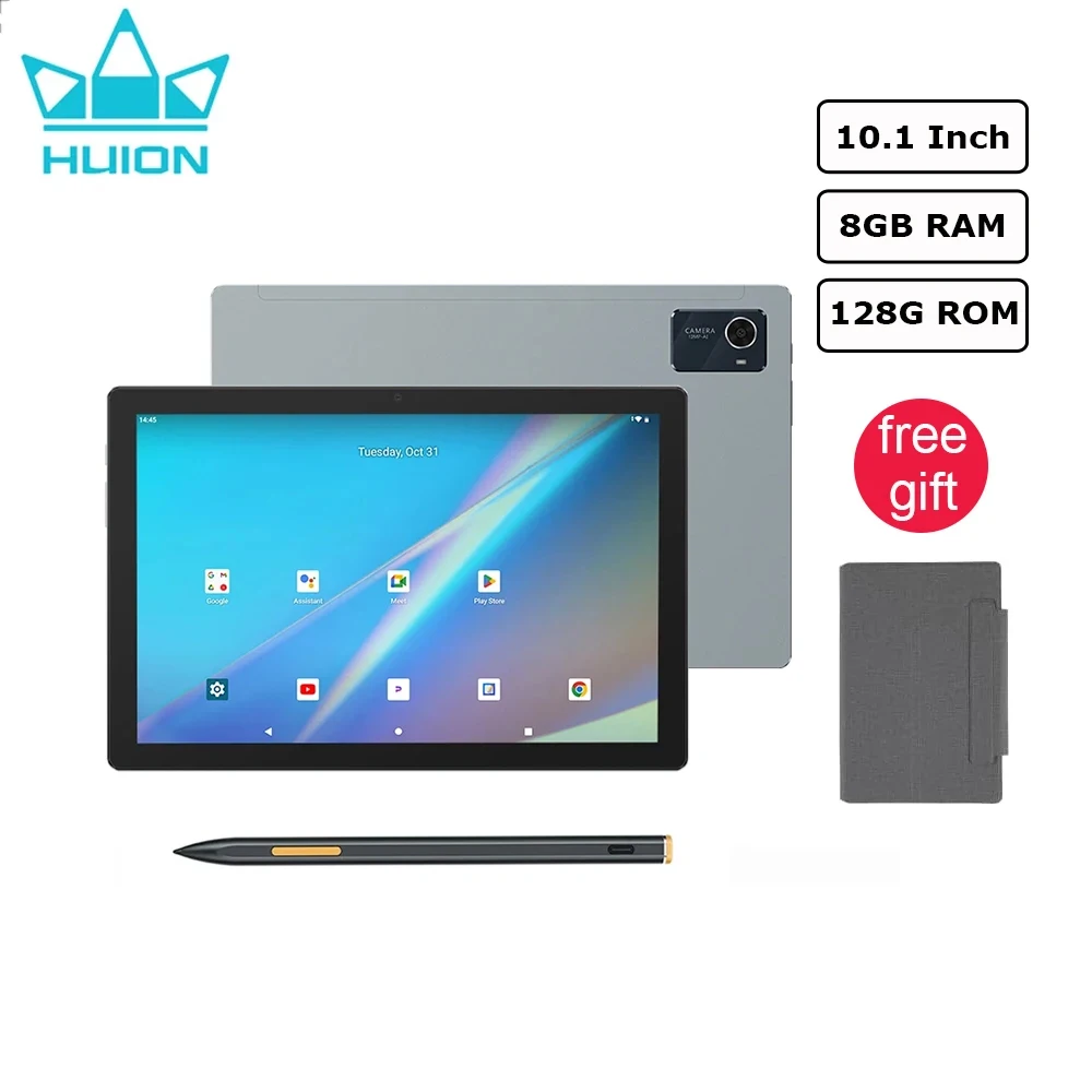 HUION-Kamvas-Slate-10-Tablet-Android-Pad-10-Inch-Drawing-Graphics-Tablet-FHD-Finger-Touchscreen ...