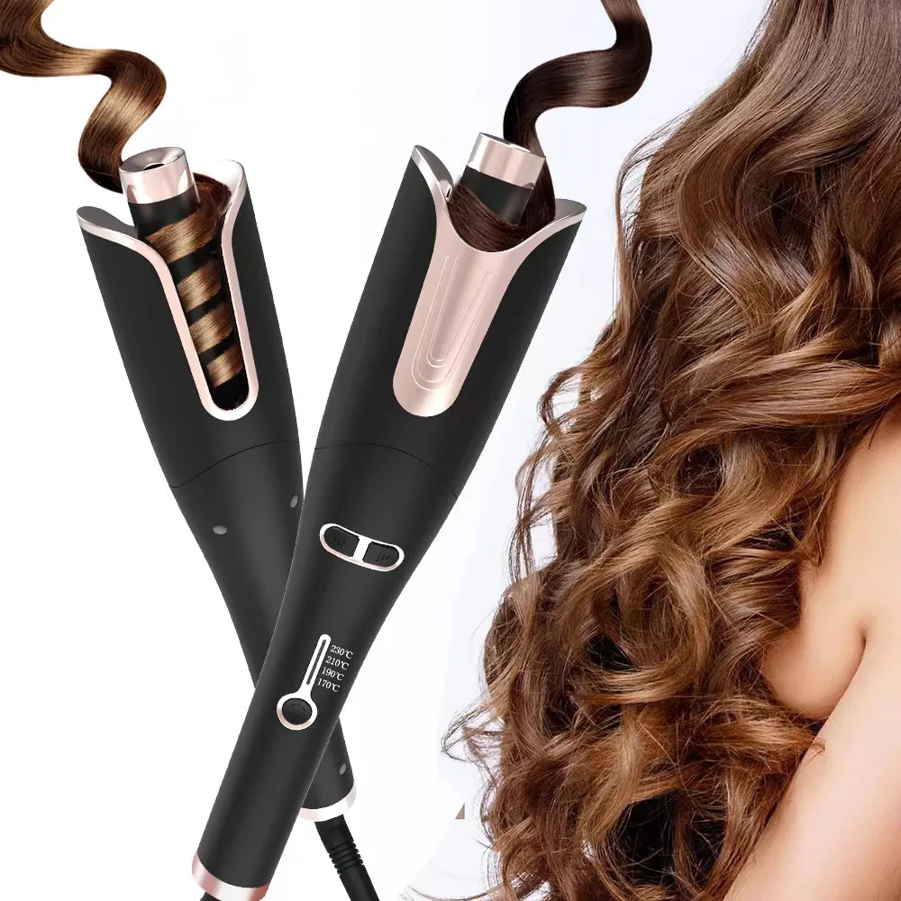 Multi Automatic Hair Curler Hair Curling Iron Ceramic Rotating Hair ...