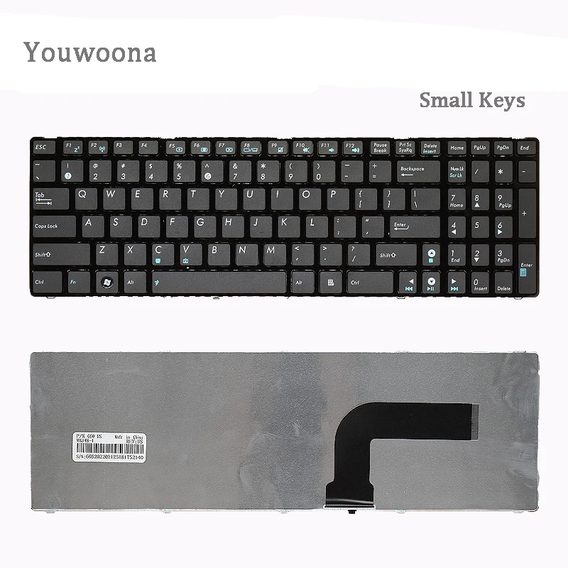 New-Replace-Laptop-Keyboard-For-ASUS-N53-N53S-A53S-K53S-X55V-X54H-X53S ...