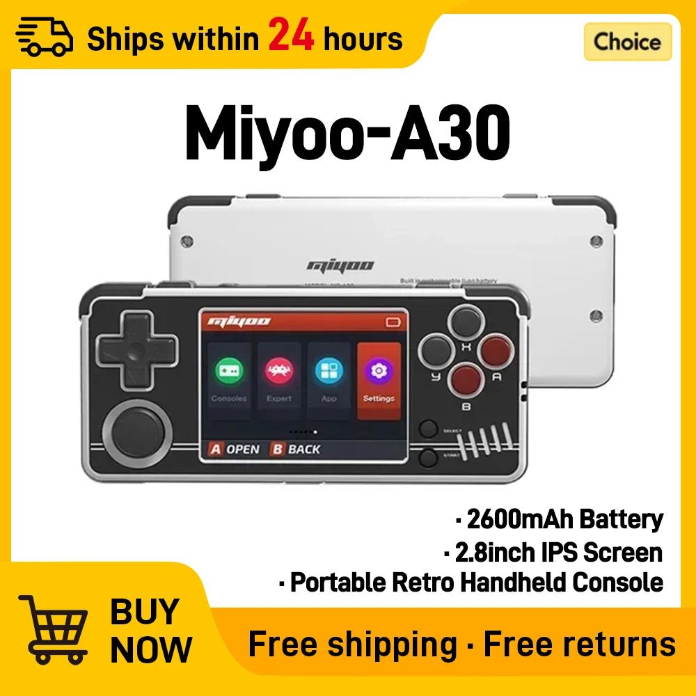 MIYOO-A30-Retro-Game-Console-Portable-HandheldPortable-Retro-Handheld ...