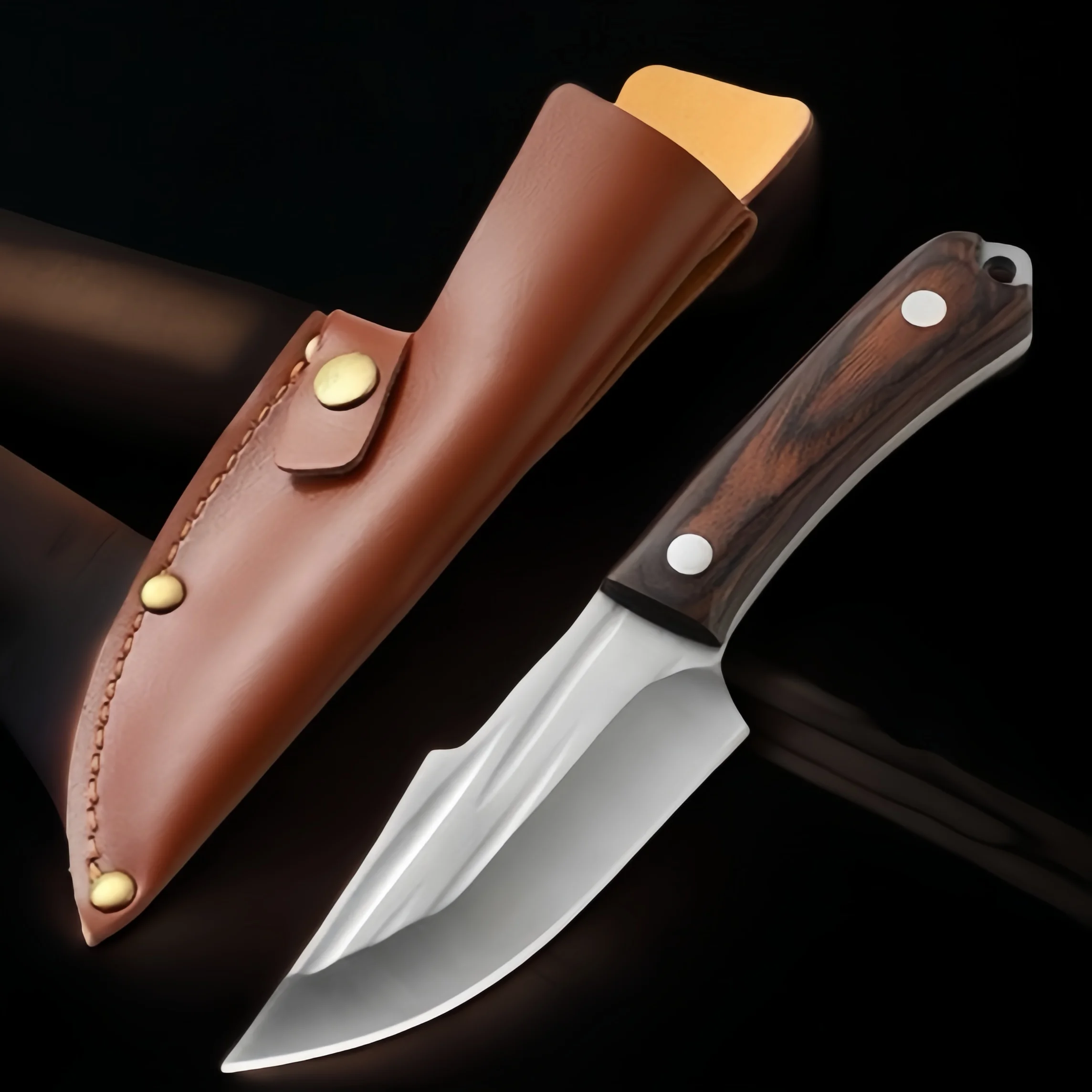 Outdoor-Straight-Knife-Camping-Survival-Knife-Thickened-5mm-Blade ...