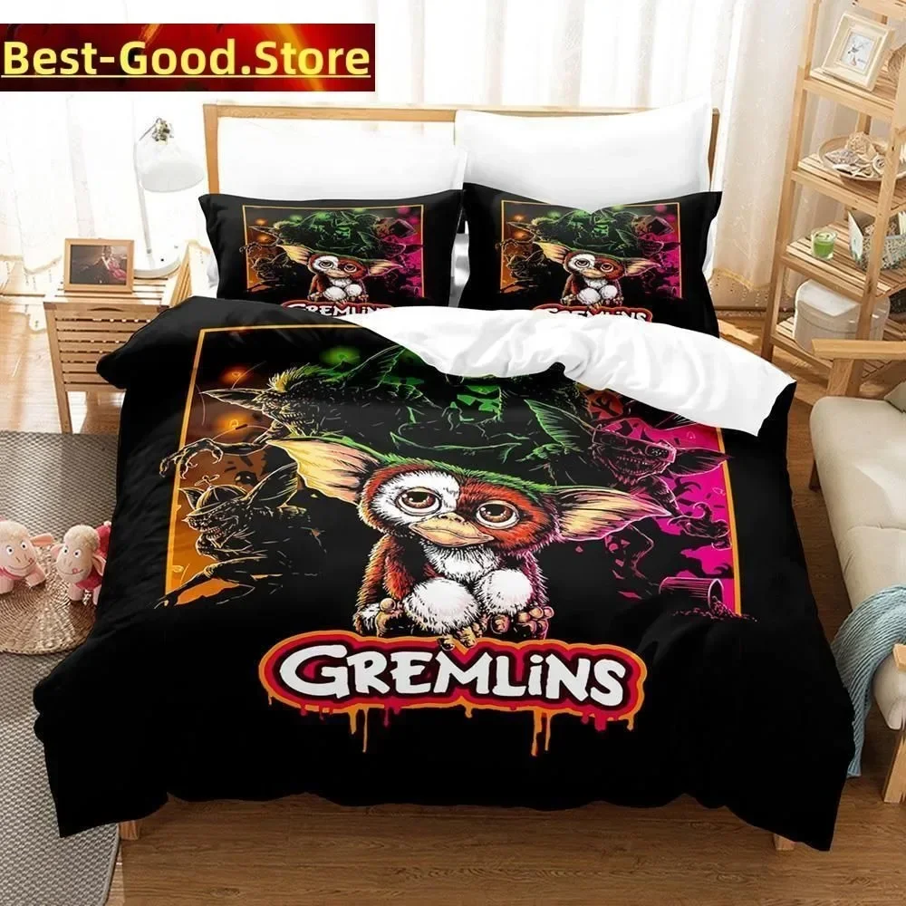 3D Print Fashion Gremlins Bedding Set Boys Girls Twin Queen King Size ...