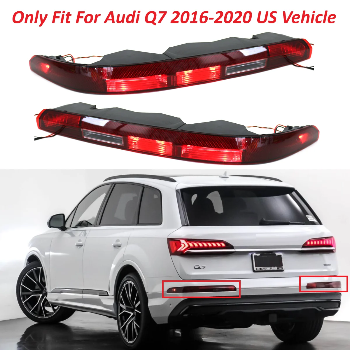 Car-Rear-Bumper-LED-Light-Turn-Signal-Stop-Brake-Light-for-Audi-Q7-2016 ...