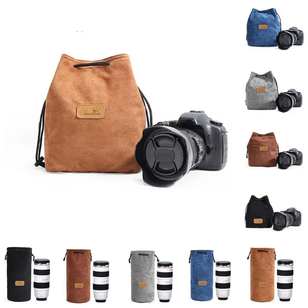 Soft Camera Storage Bag Portable Dustproof Lens Protective Case ...