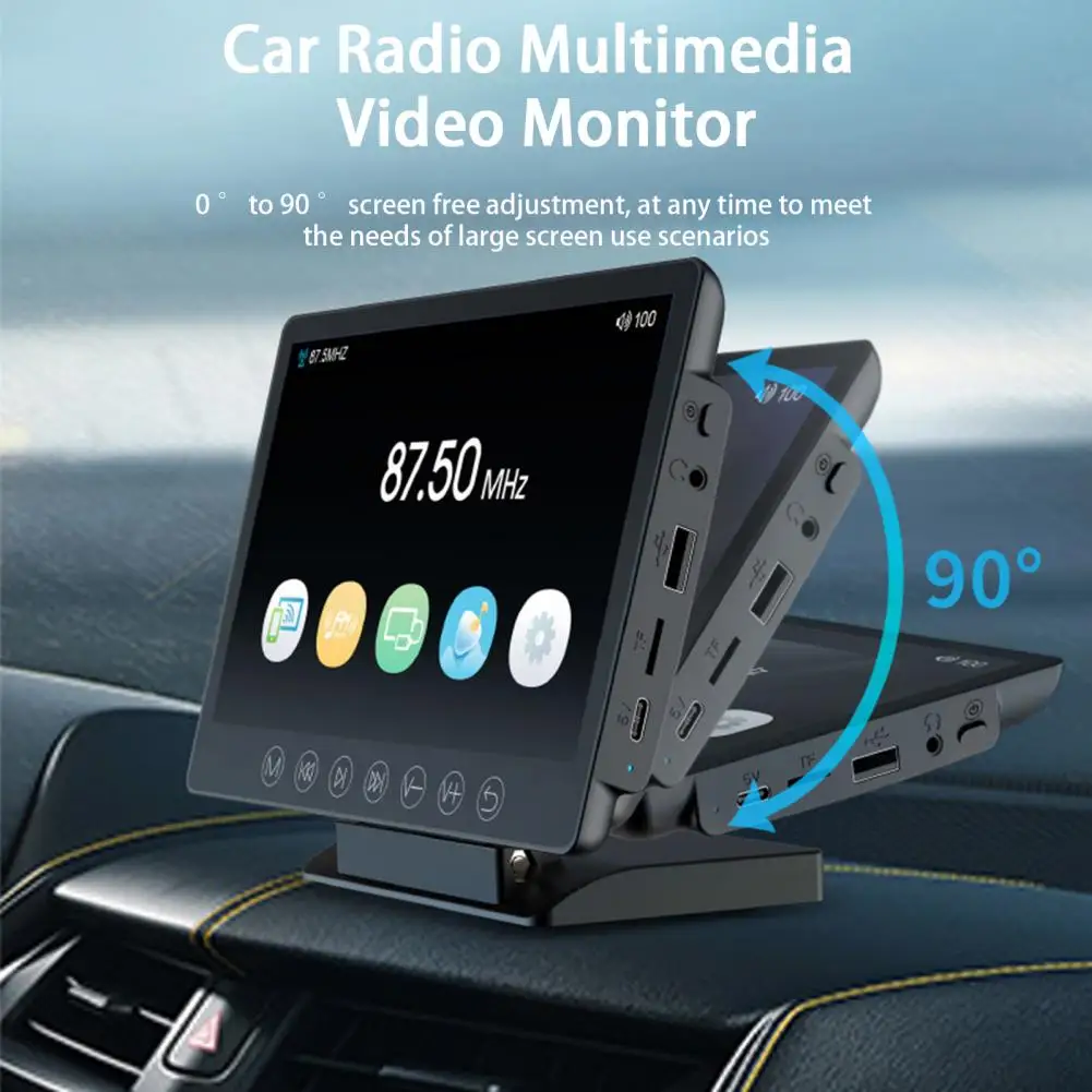 7 Inch Car Monitors High Resolution Multiple Modes Car FM Radio MP5 ...