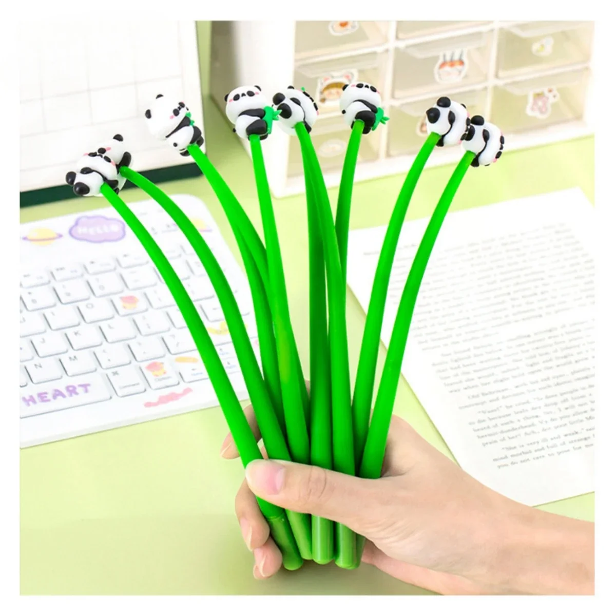 4-Stks-partij-Schattige-Leuke-Panda-Dieren-Gel-Pennen-Voor-Het ...
