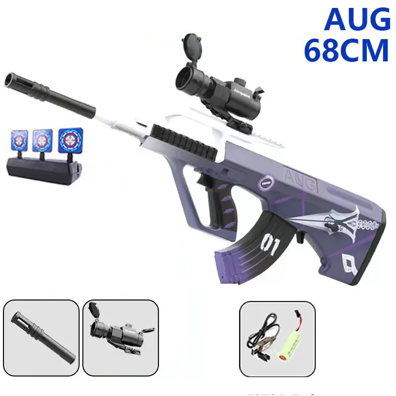 Gel-Ball-Guns-Green-AUG-Automatic-Hydro-Gel-Gun-Toy-Electric-Manual-2 ...