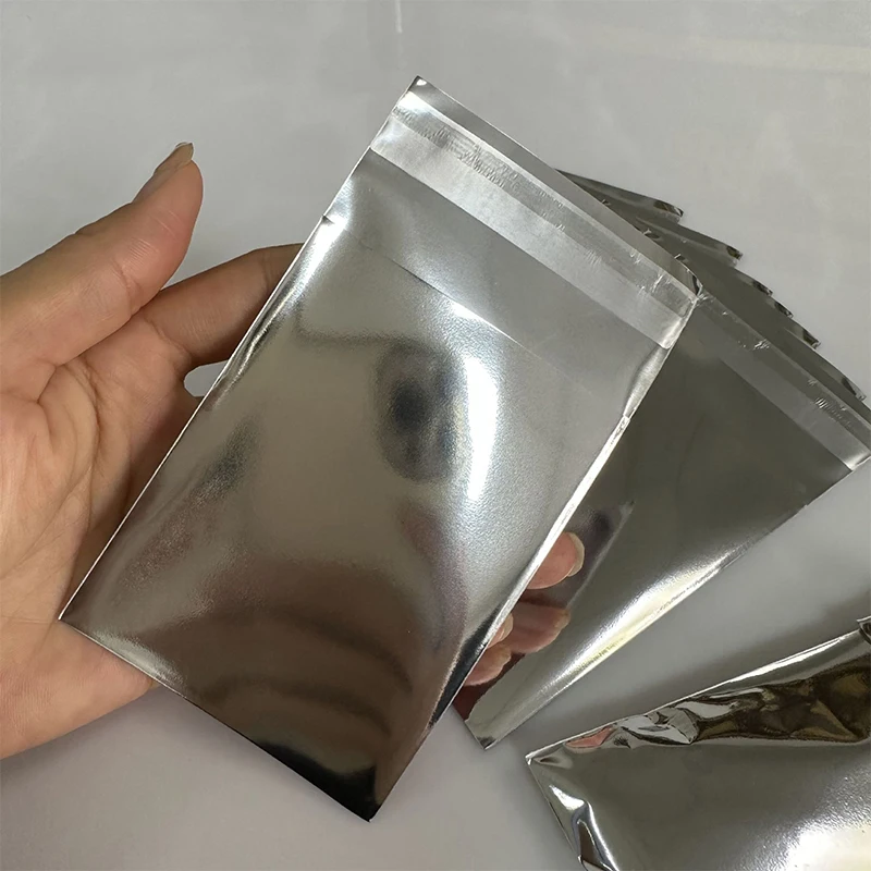 20pcs-DIY-Handmade-Jewelry-Packaging-Pouches-6-8cm-Aluminum-Foil-Silver ...