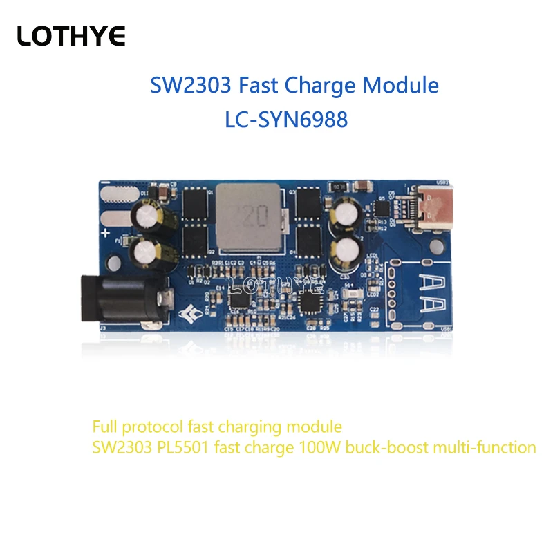 SW2303-PL5501-Fast-Charge-100w-Buck-boost-Multi-function-Full-Protocol ...