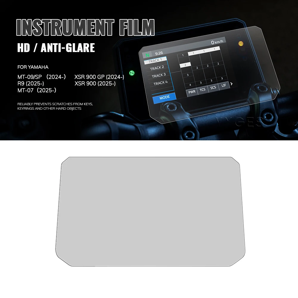 TFT Display Protection Film Screen Protector For Yamaha MT-09 MT09 XSR ...