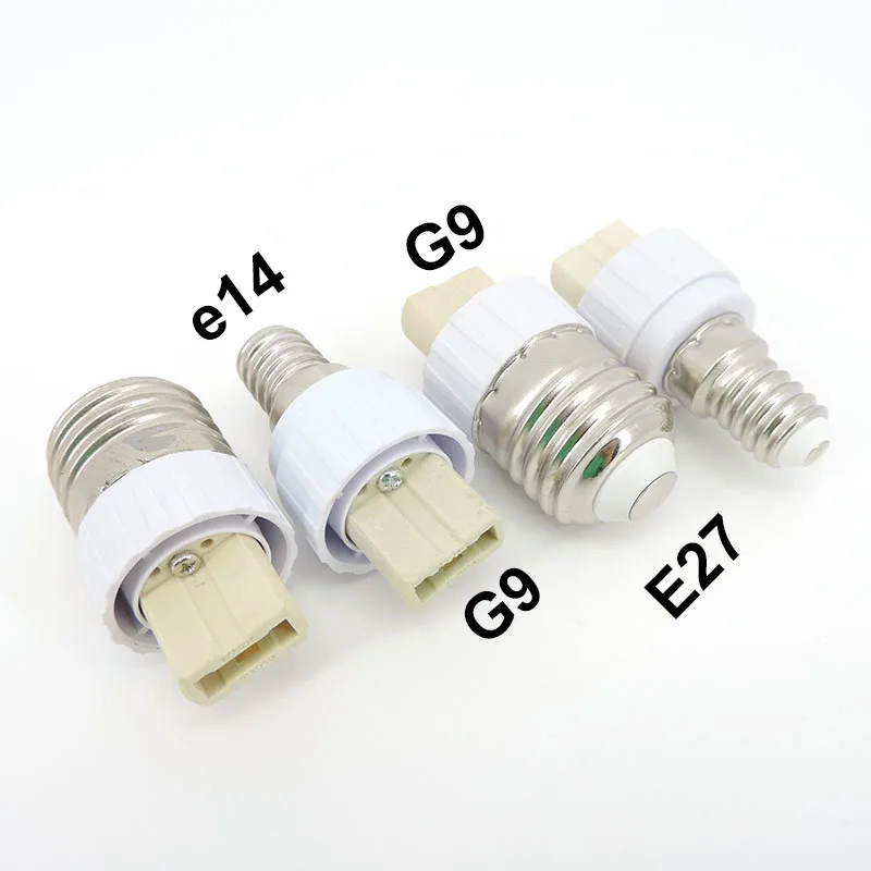 E27-E14-to-G9-lamp-base-bulb-Holder-Converter-power-Socket-Conversion ...