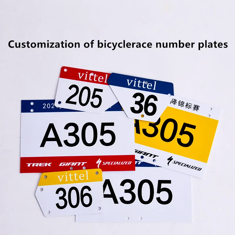 Racing Number Plate