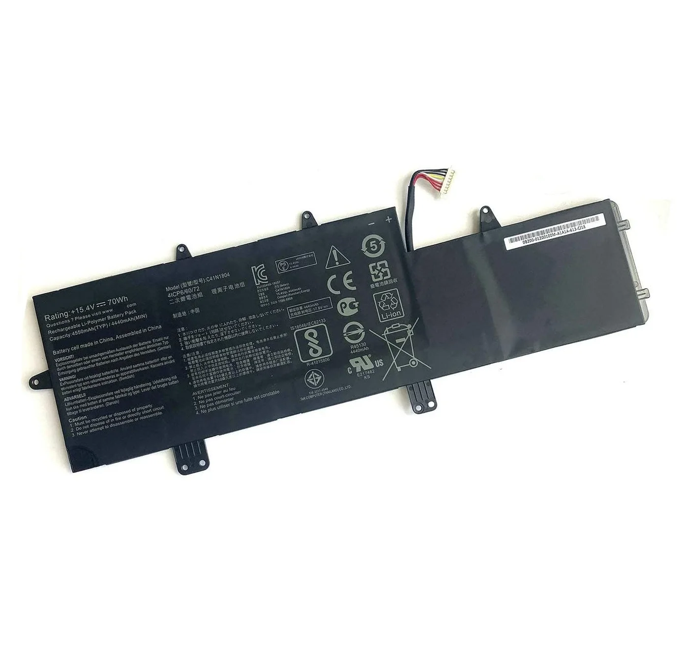 Laptop-battery-For-C41N1804-Asus-ZenBook-Pro-14-UX450FDX-UX450FD-UX480 ...