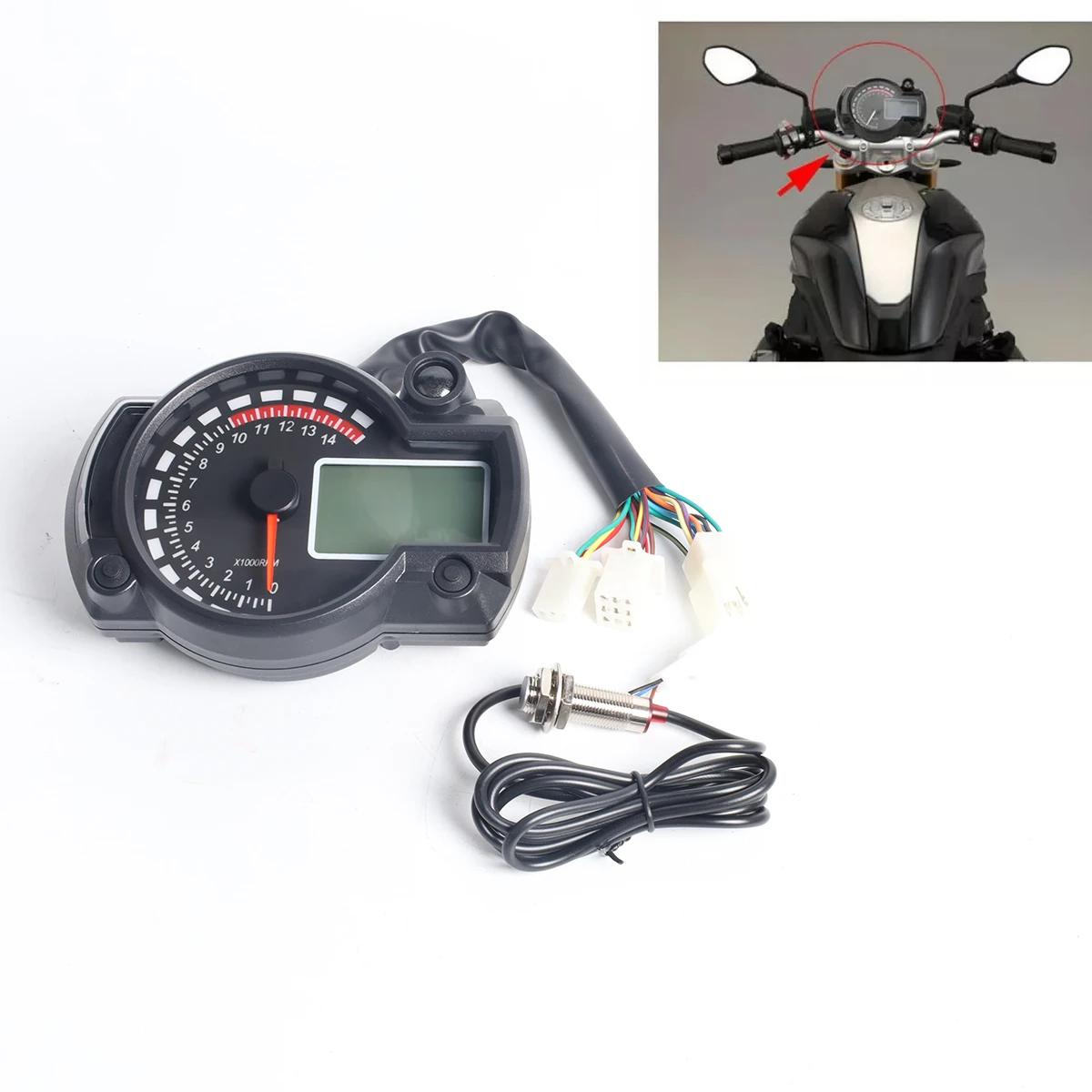 Universal-motorcycle-digital-speedometer-with-tachometer-and-gear ...