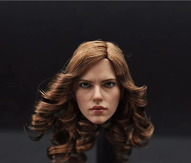 Scarlett Johansson Brown Curly Hair