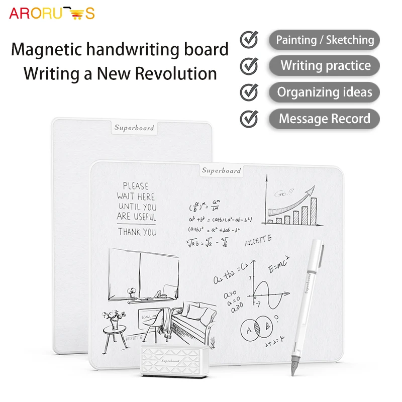 12-15in-Writing-And-Drawing-Board-Rechargeable-Monochrome-Graphic ...
