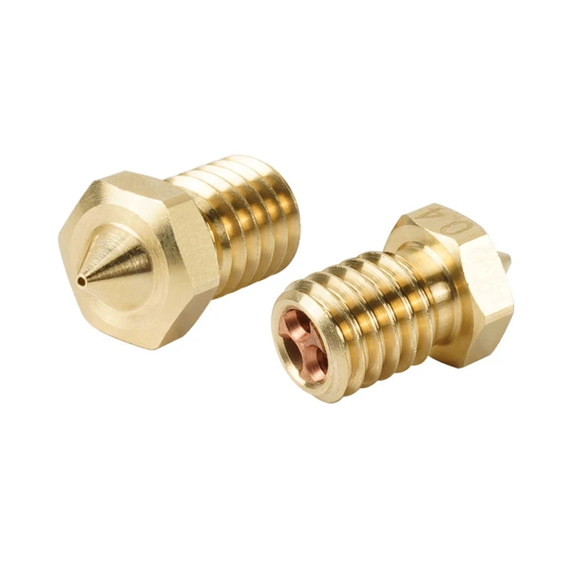 New Clone CHT Nozzle 0.4mm 0.6mm 0.8mm E3D V6 Brass Copper Nozzles High ...