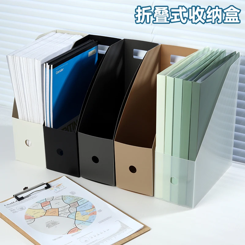 A4-Desktop-Foldable-Documents-Book-Sorting-Storage-Box-Large-Capacity ...