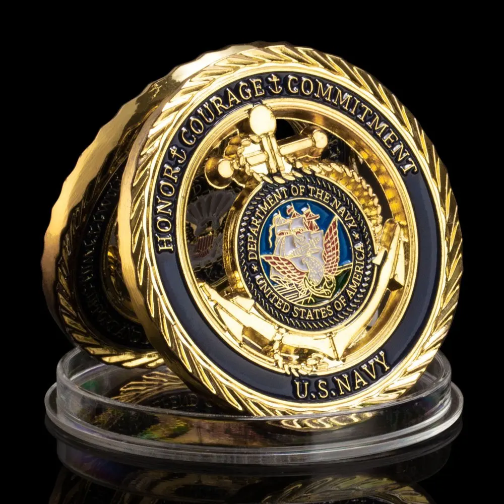 United-States-Navy-Challenge-Coin-USN-Commemorative-Coins-Department-of ...