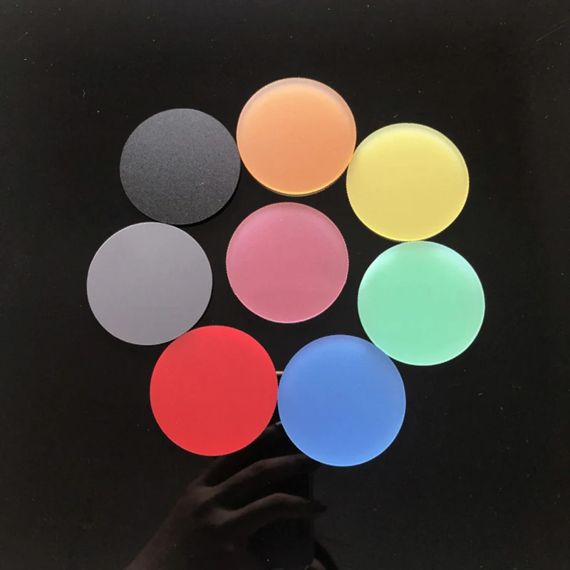 Color-Frosted-Translucent-Acrylic-Disc-Matte-Plexiglass-Circle-for ...