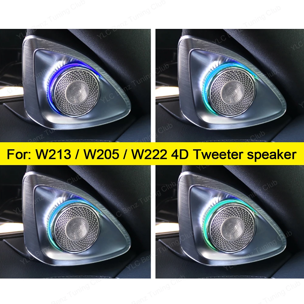 4D Rotating Tweeter Speaker for Mercedes-Benz 64 colors Trebled Ambient ...