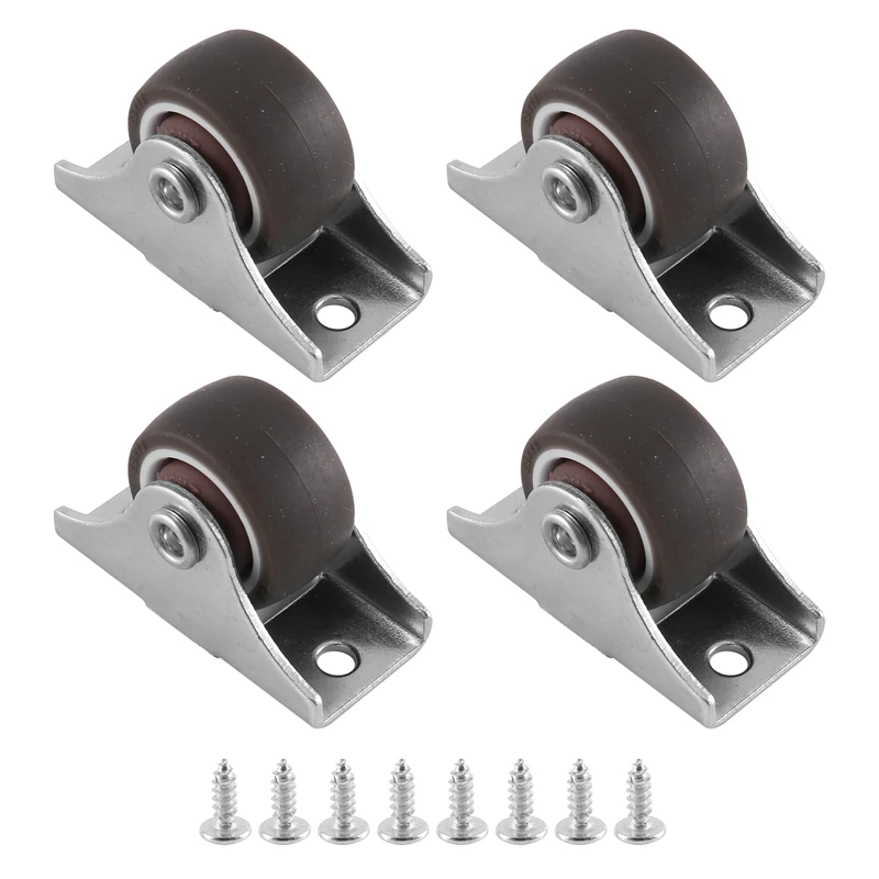 4-Pcs-Mini-Casters-Furniture-Casters-Small-25Mm-Fixed-Casters ...