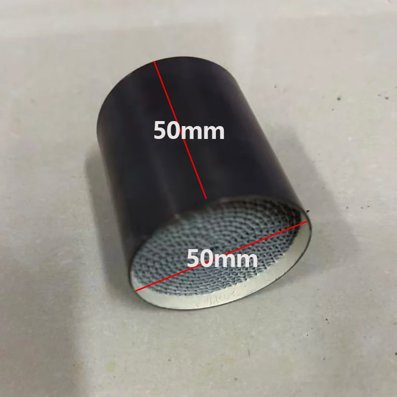 50x50mm EURO3 4 5 6 Motorcycle catalyst converter with stainless steel ...