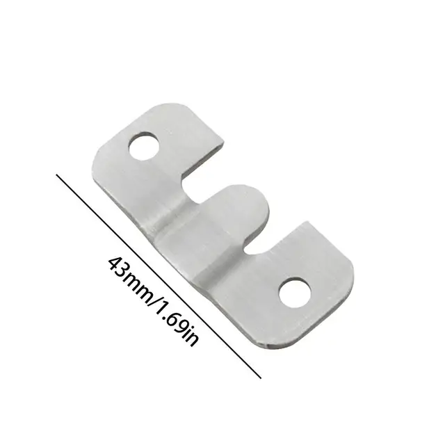 1PCS Stainless Steel Interlock Hanging Buckle Flush Mount Bracket ...