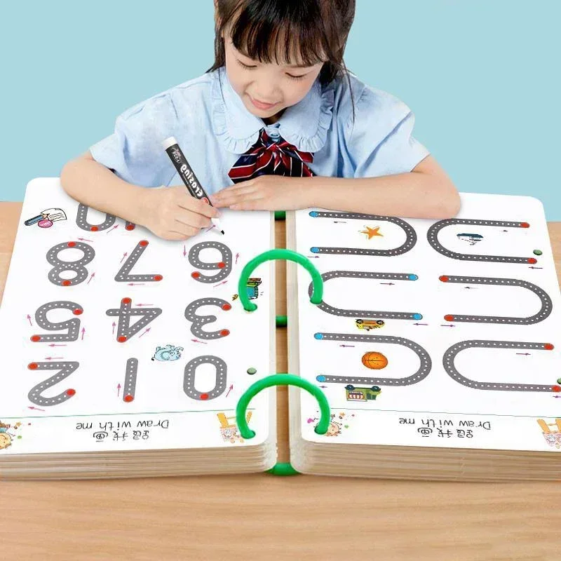 Pen-Training-Control-Copybook-Kindergarten-Erasable-Workbook-Set ...