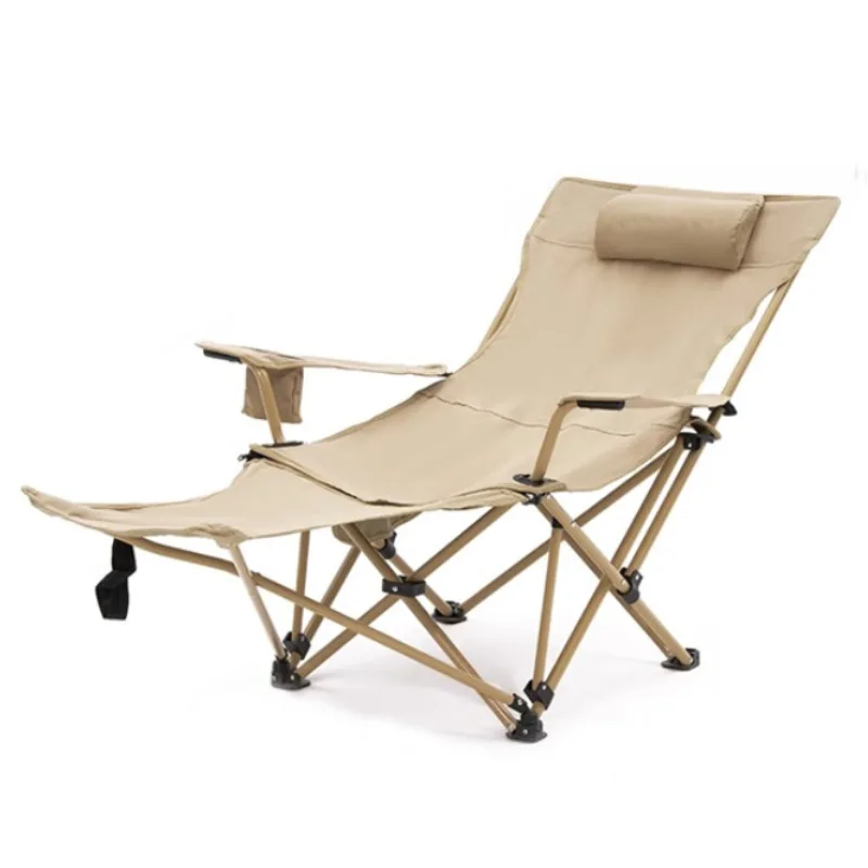 Outdoor-recliner-camping-break-Folding-chair-Camping-portable-Ottoman ...
