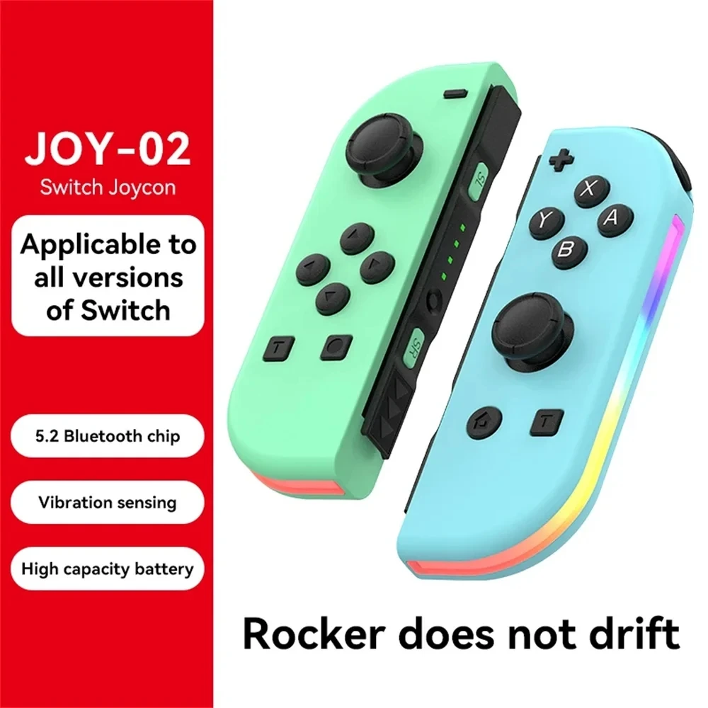JOY-2-controladores-inal-mbricos-RGB-para-Nintendo-Switch-Joystick ...